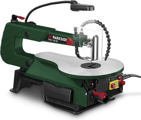 PARKSIDE Figuurzaagmachine 120W – incl. voetpedaal – LED werklamp ...