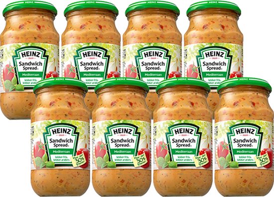 Heinz - Sandwich Spread Mediterraan - 8x 303g | bol