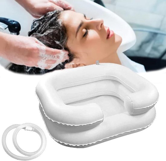 Opblaasbare haarwasbak - Draagbare shampoo wastafel voor bedlegerige mensen met... | bol
