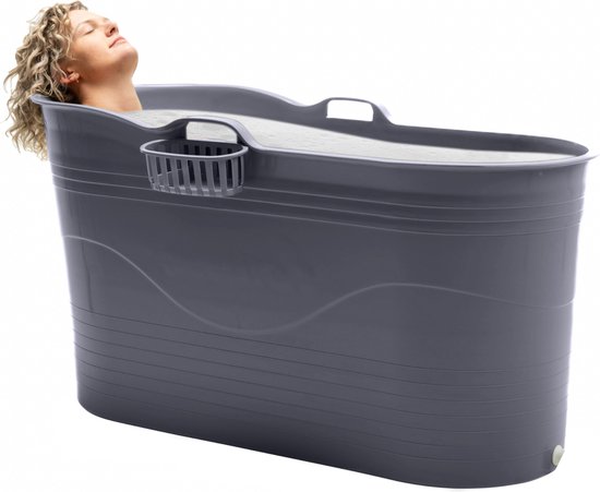 HelloBath® - Bath Bucket XL (Basic) - Donker Grijs - 122 cm - Zitbad ...
