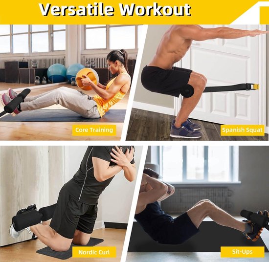 Verstelbare Leg Curls Attachment voor Nordic Curl en Hamstring Curl ...