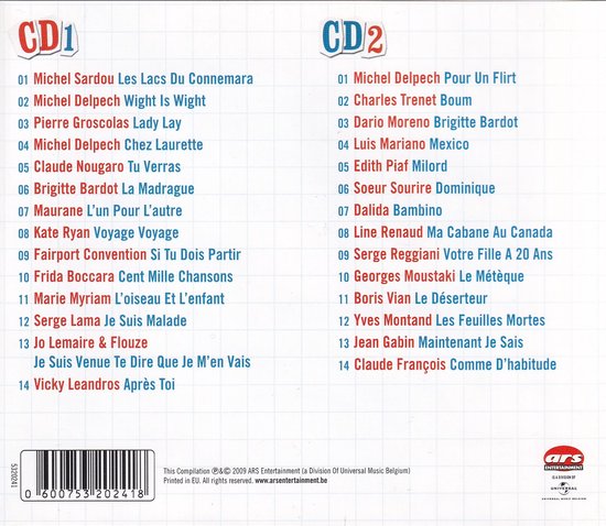 La France aux chansons vol 2, various artists | CD (album) | Muziek | bol