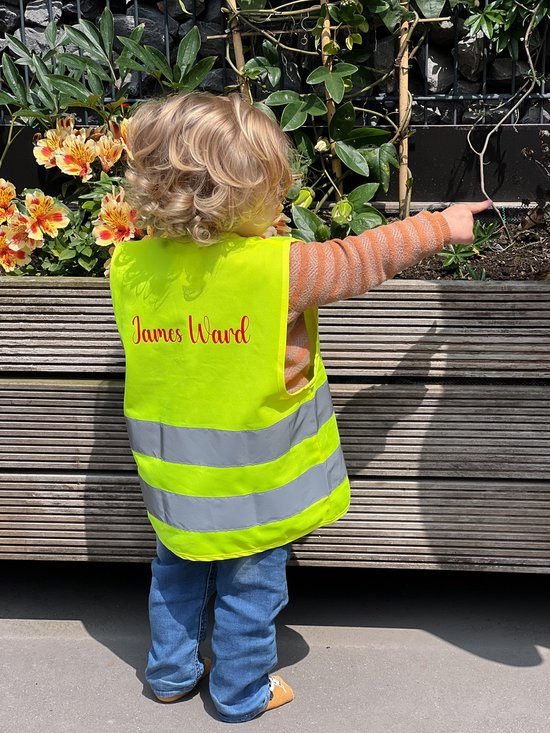 Fluohesje - Gepersonaliseerd - Met ritssluiting - Voor kinderen - 3 tot ...