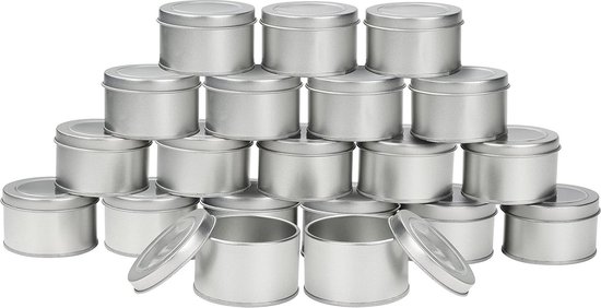 Rond Aluminium Bak met Deksel 20 Pak 65 x 4 cm Lege Metalen Opslag Reis ...