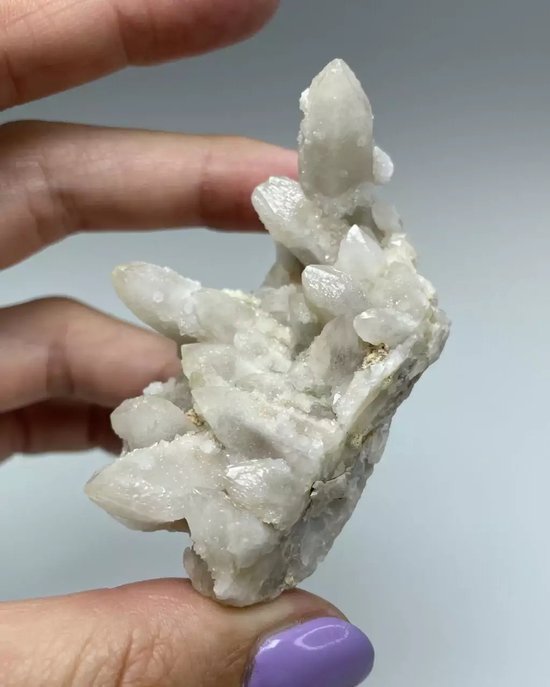 Spirit kwarts - Cluster - Wit - Cactus kwarts - Unique Gemstones ...