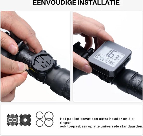 GPS Fietscomputer G1 - Draadloze - Waterdichte Kilometerteller Met IPX6 ...