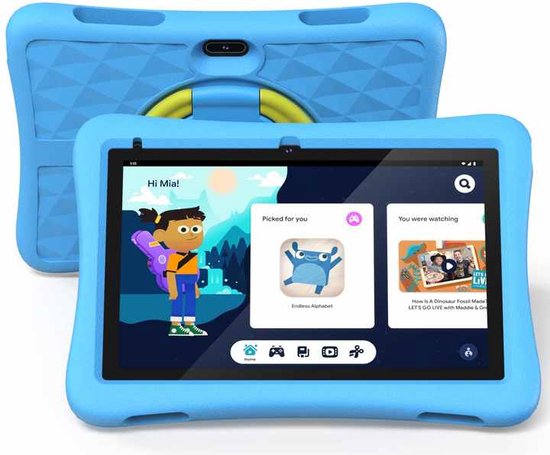 Kindertablet 10 inch - Kinder Tablet vanaf 3 jaar | Android Tablet voor ...