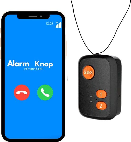 PersonalClick Alarmknop ouderen - Senioren Alarm - 4G Senioren Alarm ...