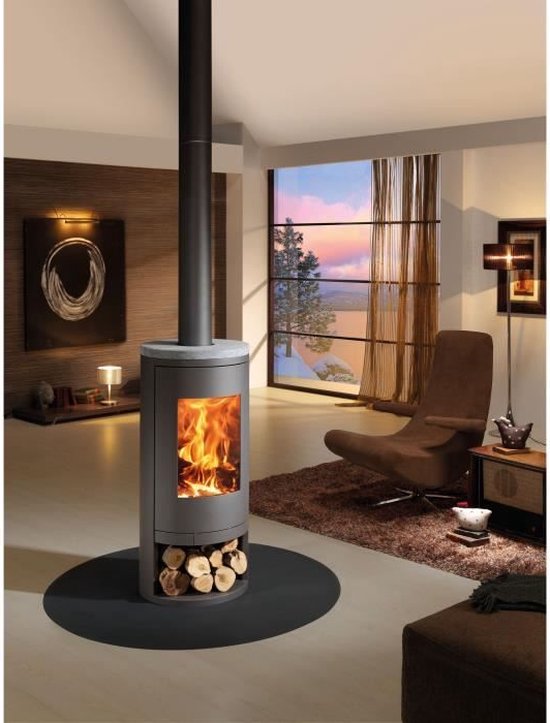 Houtkachel - PANADERO - Sydney Ecodesign - 7,4 kW - houtblokken van 50 ...