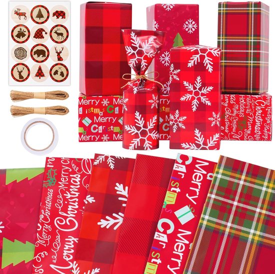 Kerst inpakpapier voor een feestelijke verpakking | bol