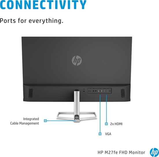 HP M27f - Full HD IPS Monitor - 27 inch | bol