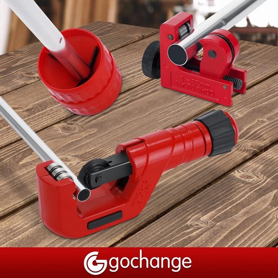 Tubing Cutter Set - Heavy Duty Pipe Cutter - 1/4’’-2’’ OD - Mini Pipe Cutter -... | bol