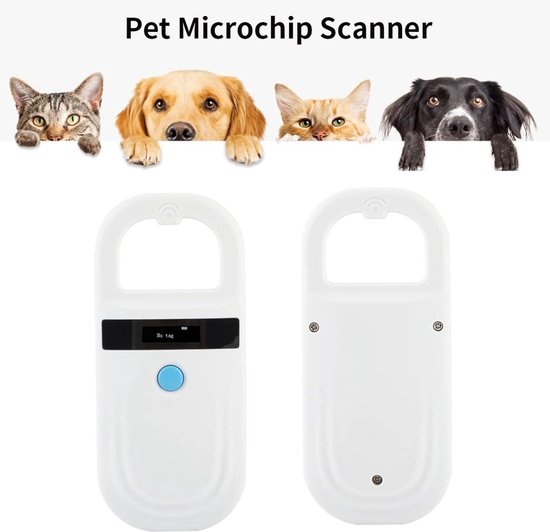Handheld Chiplezer Hond Microchip Scanner Oplaadbaar Draagbaar Huisdier ...