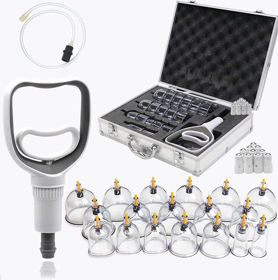 Cupping Set - Cupping Set met Pomp - Cupping Set Massage - Vacuüm ...