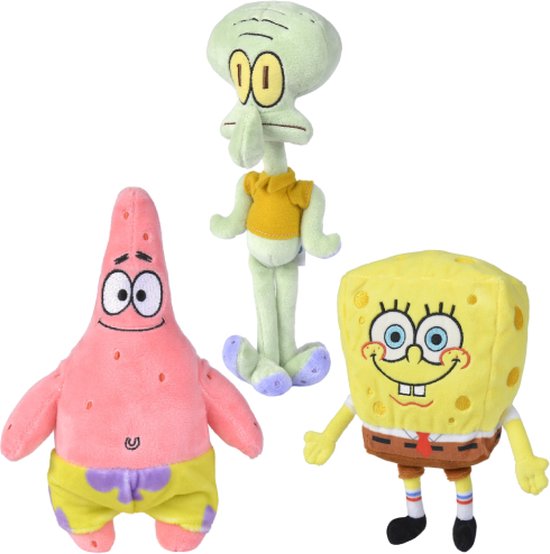 Spongebob Squarepants + Patrick Ster + Octo Tentakel Pluche Knuffel Set ...