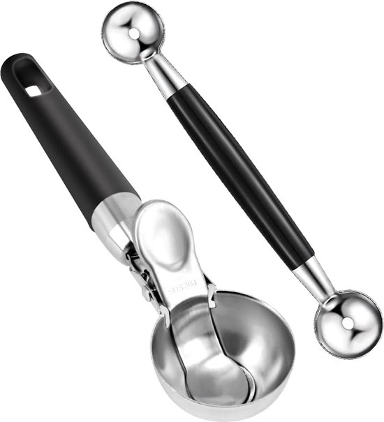 Veelzijdige RVS Set voor Perfecte IJs- en Fruitballen | bol