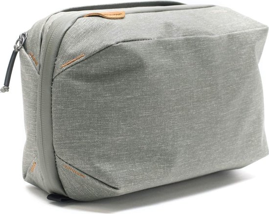Toilettas organizer voor mannen, Wash pouch toilettas, saliegroen ...