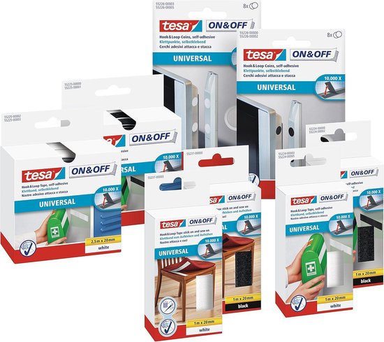 On & Off Velcro Universal Sewable - Attach fabrics to hard surfaces ...