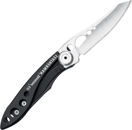 Skeletool KB multifunctioneel mes - klein licht compact - zwart met ...
