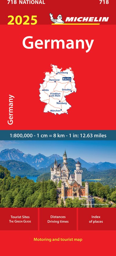 Germany 2025 - Michelin National Map 718 | bol