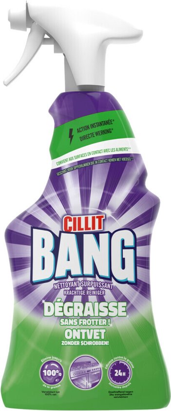 Cillit Bang Power Cleaner Schoonmaakspray Universal Ontvetter 750 ml | bol