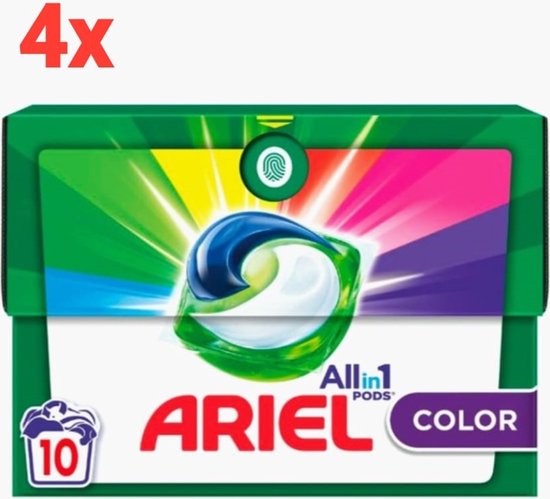 Ariel Color All-in-1 Pods 4 x 10 stuks | bol