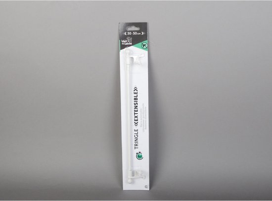Gifi Diffusion - Uitschuifbare gordijnroede - Metaal - Wit - 30-50 cm | bol