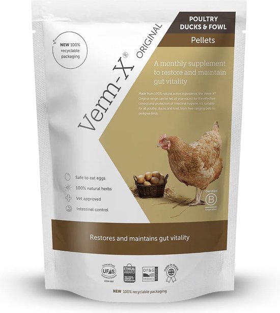 Verm-X Korrels voor Pluimvee 750g | bol