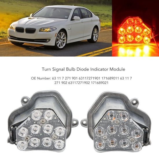 Ballastdiodeset voor BMW F10 F18 F11 F07 - knipperlamp diode-indicator ...