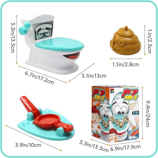 Shoot the Poop - poepspel - schiet de poep - kinderspel - 2 personen ...