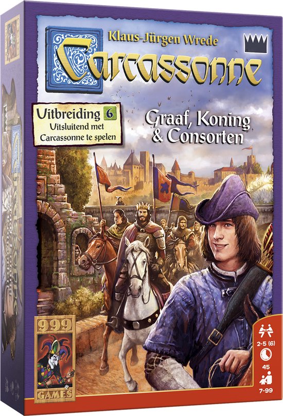 999 Games - Carcassonne: Graaf, Koning en Consorten - Uitbreiding ...
