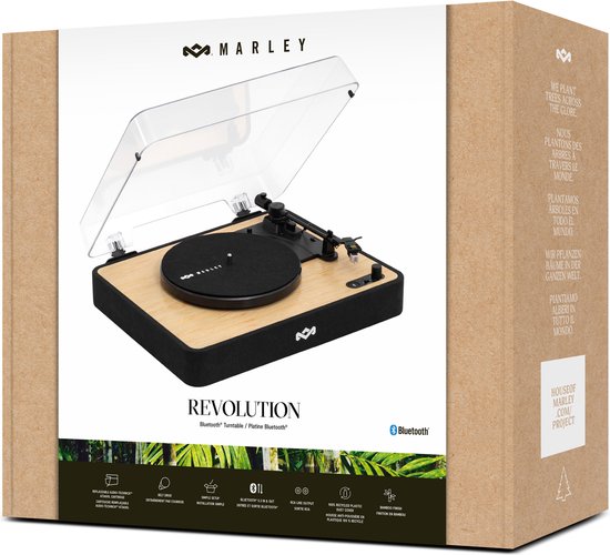 House of Marley Revolution Platenspeler - Stijlvolle LP Speler - Vinyl ...