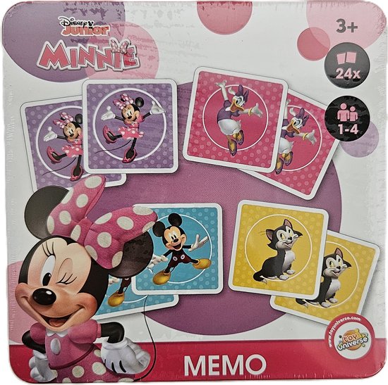 Disney Junior Minnie Mouse Memory spel in blik | Games | bol