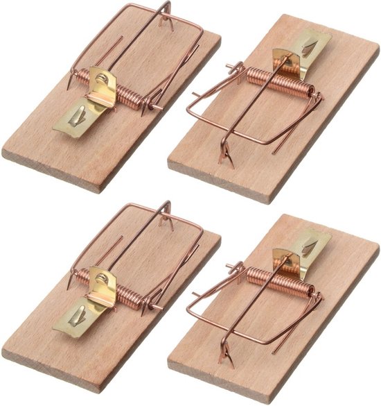 Ubbink Muizenval - 4x stuks - muizenklemmen - 10 cm ...