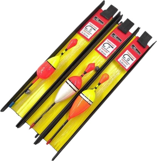 Dobber set - visdobber - hengelsport - witvis - 3 delig - albatros ...