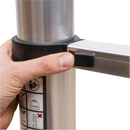 STIER - Telescopische Ladder - Premium - 3,2 m - 11 Sporten | bol