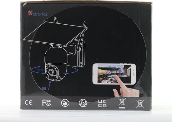 Bewakingscamera voor buiten 4G LTE simkaart 2K 3MP draadloze PTZ IP-camera outdoor... | bol