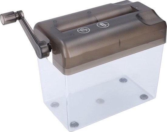 Manual Paper Shredder for Home - 2 Sheets Crosscut Shredder - Hand ...