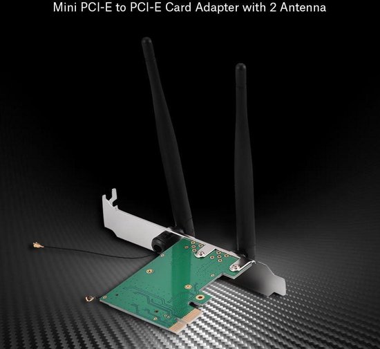 Adapter Card for Desktop PC - Mini PCI-E to PCI-E Converter with Half ...