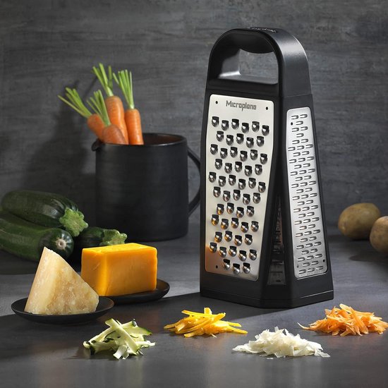 Keuken box-rasp met vijf soorten mesjes - fijn grof extra grof 2-weg ...