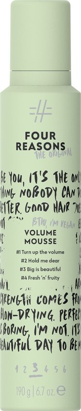 Four Reasons - Original Volume Mousse - 200 ml | bol