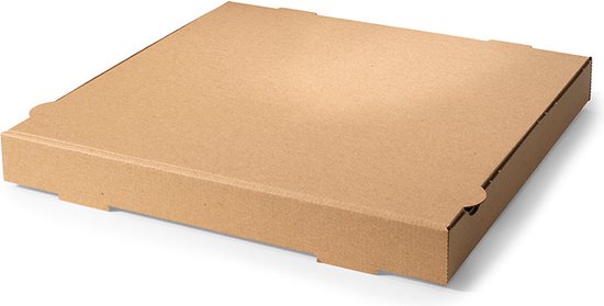 10x Pizzadoos - 36x36x4,2 cm - BARSA - 10 stuks - kraft / bruin | bol