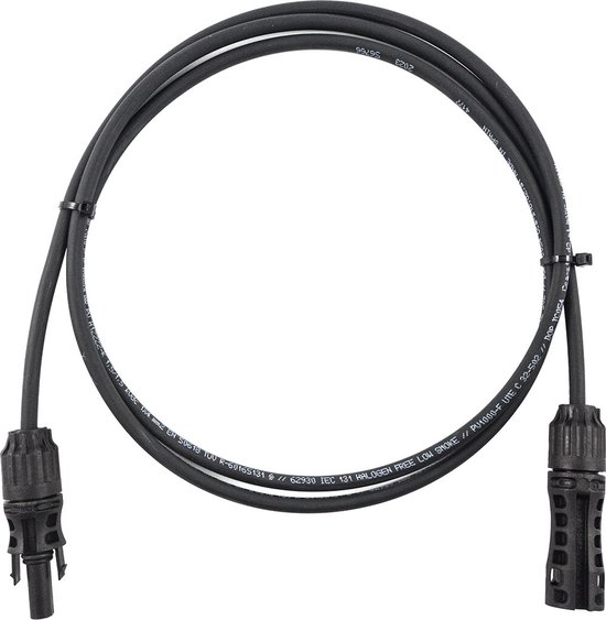 Bluetti Solar MC4 Extension Cables - 2 X 3 meter kabel voor Bluetti ...