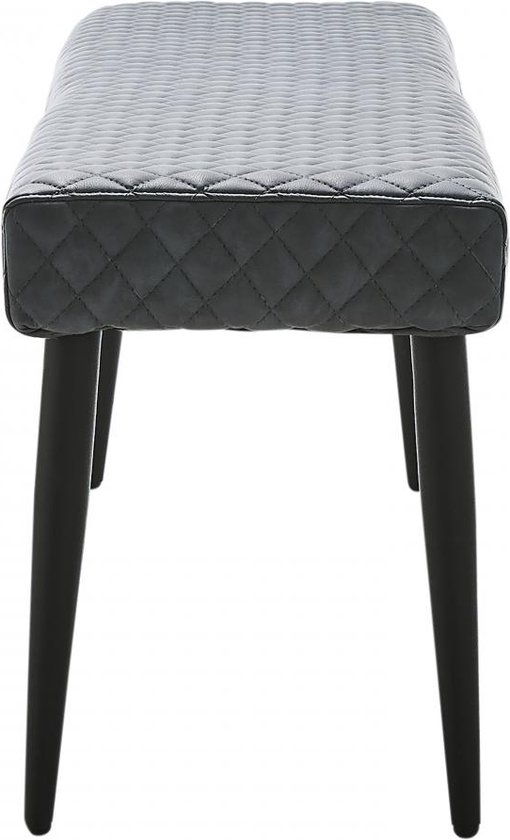 Milly bench PU-leer - grijs | bol