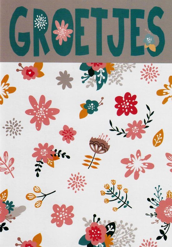 Wenskaart | 10 stuks | Groetjes | bol