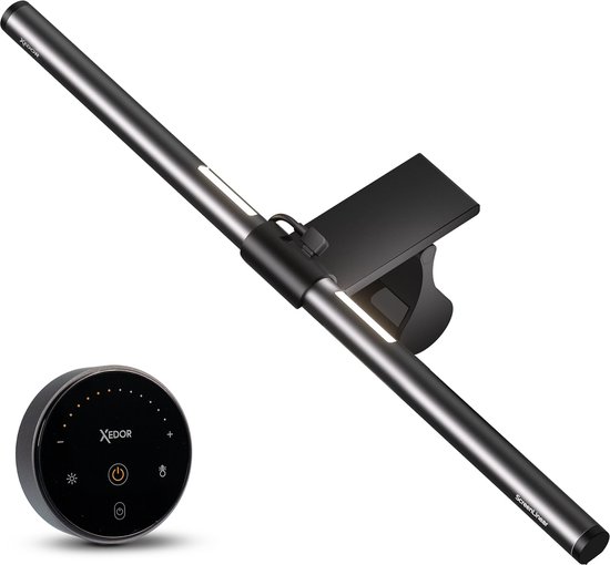 Xedor Monitorlamp - LED bureaulamp met USB & touch-afstandsbediening ...