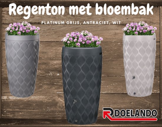 Luxe regenton - flow raintank - 240 Liter design regenton met ...