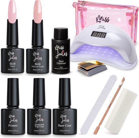 Miss Jules® BIAB Starter Pakket – Builder in a Bottle – BIAB Nagel Builder Gel – BIAB... | bol