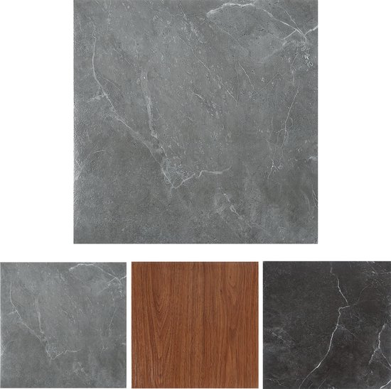 PVC Vloertegels 30 x 30 cm - Zelfklevend en Waterdicht, Antislip ...