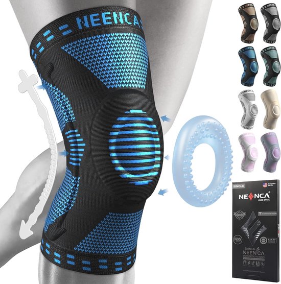 Kniebrace met Compressie en Patella Gel Pad voor Stabiliteit en ...
